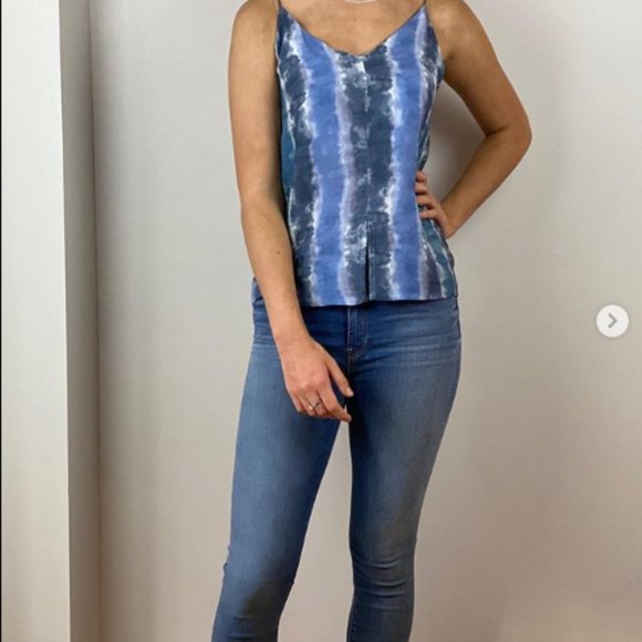 RD Style | Tops | Rd Style Spaghetti String Tank Watercolors Nwt | Poshmark